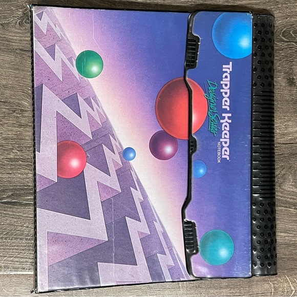 Mead Trapper Keeper | Office | Vintage 9s Trapper Keeper Geometric ...